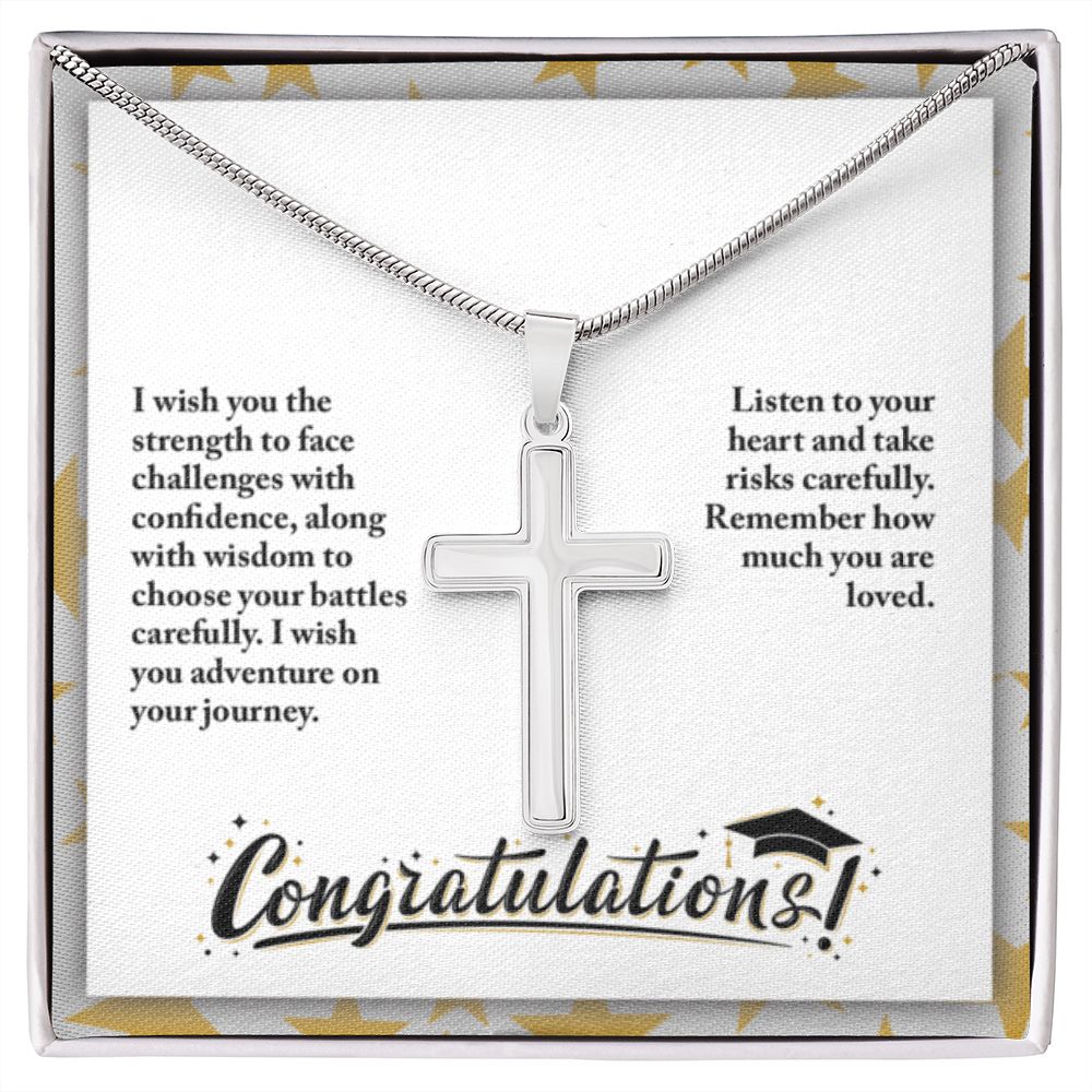 Graduation Cross Necklace – Leapfrog Market